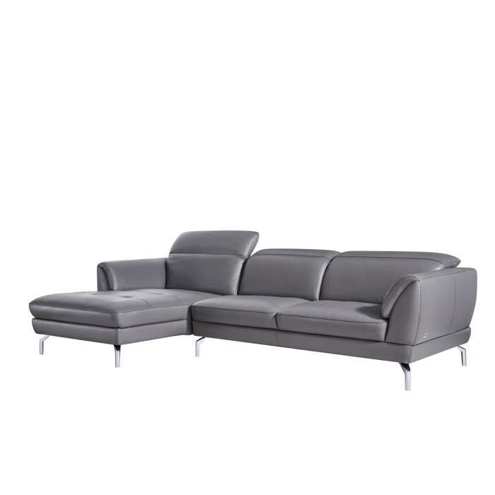 Orren Ellis Brinn Upholstered Sectional & Reviews | Wayfair