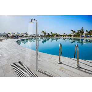 Free Standing Outdoor Showers You'll Love | Wayfair