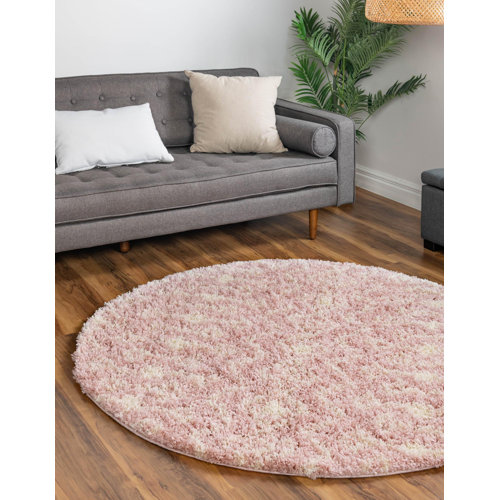 Langley Street Griego Machine Woven Performance Light Pink Rug ...