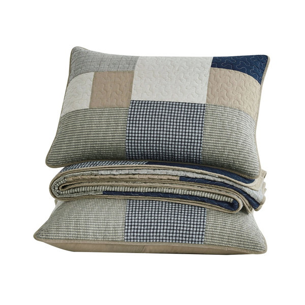 Chezmoi Collection Addy Cotton Patchwork Quilt Set & Reviews | Wayfair