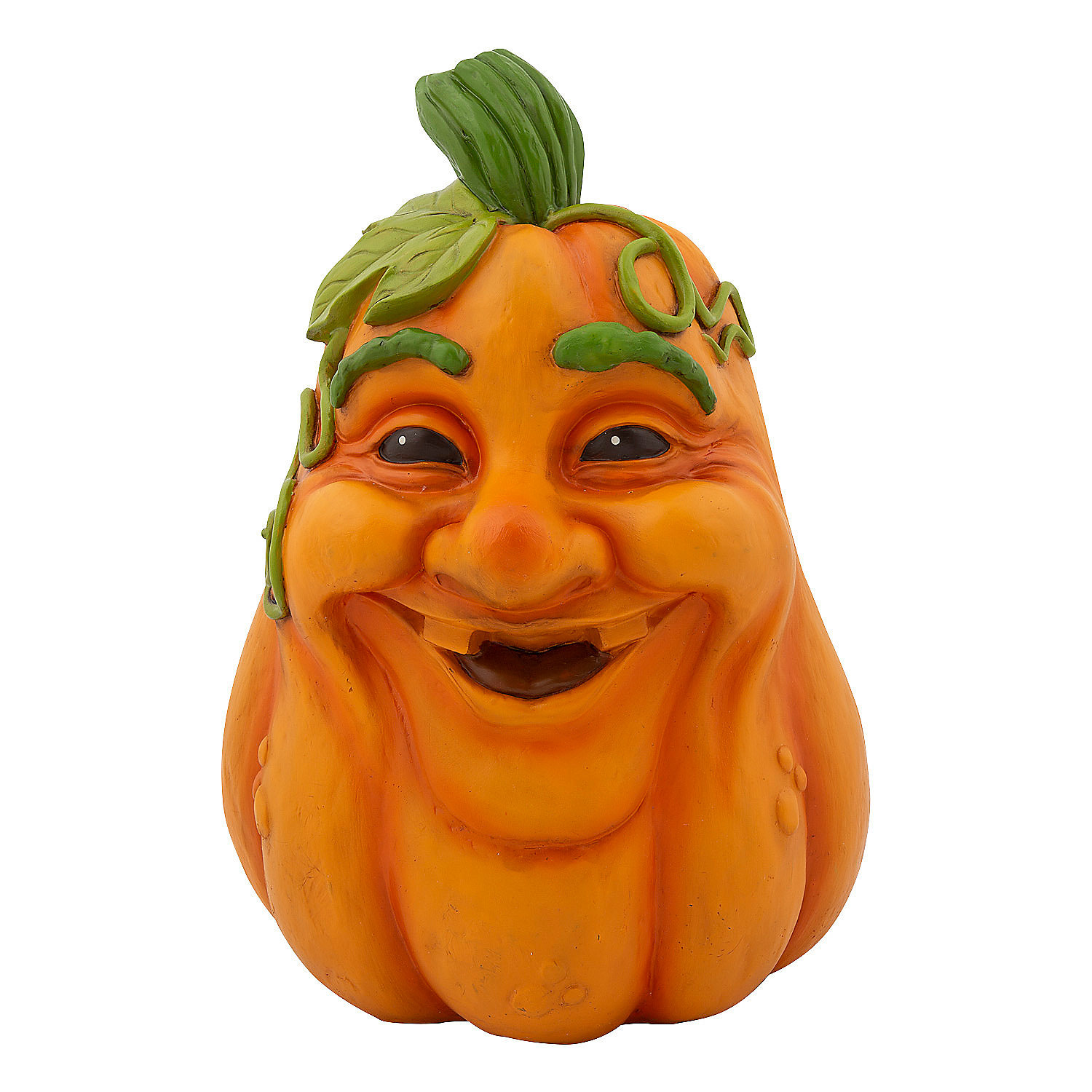 The Holiday Aisle® Expressive Pumpkin Smile Resin Fall Decoration ...