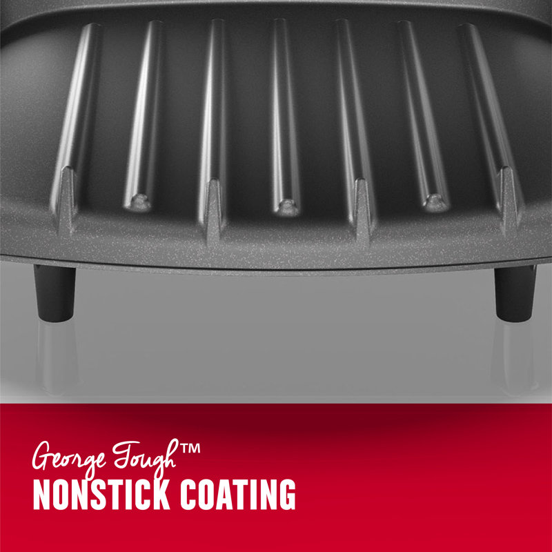 BLACK+DECKER Black + Decker George Foreman 2 Serving Classic Plate ...