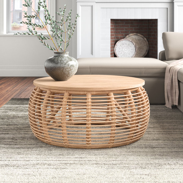 Joss & Main Rory Drum Coffee Table & Reviews | Joss & Main
