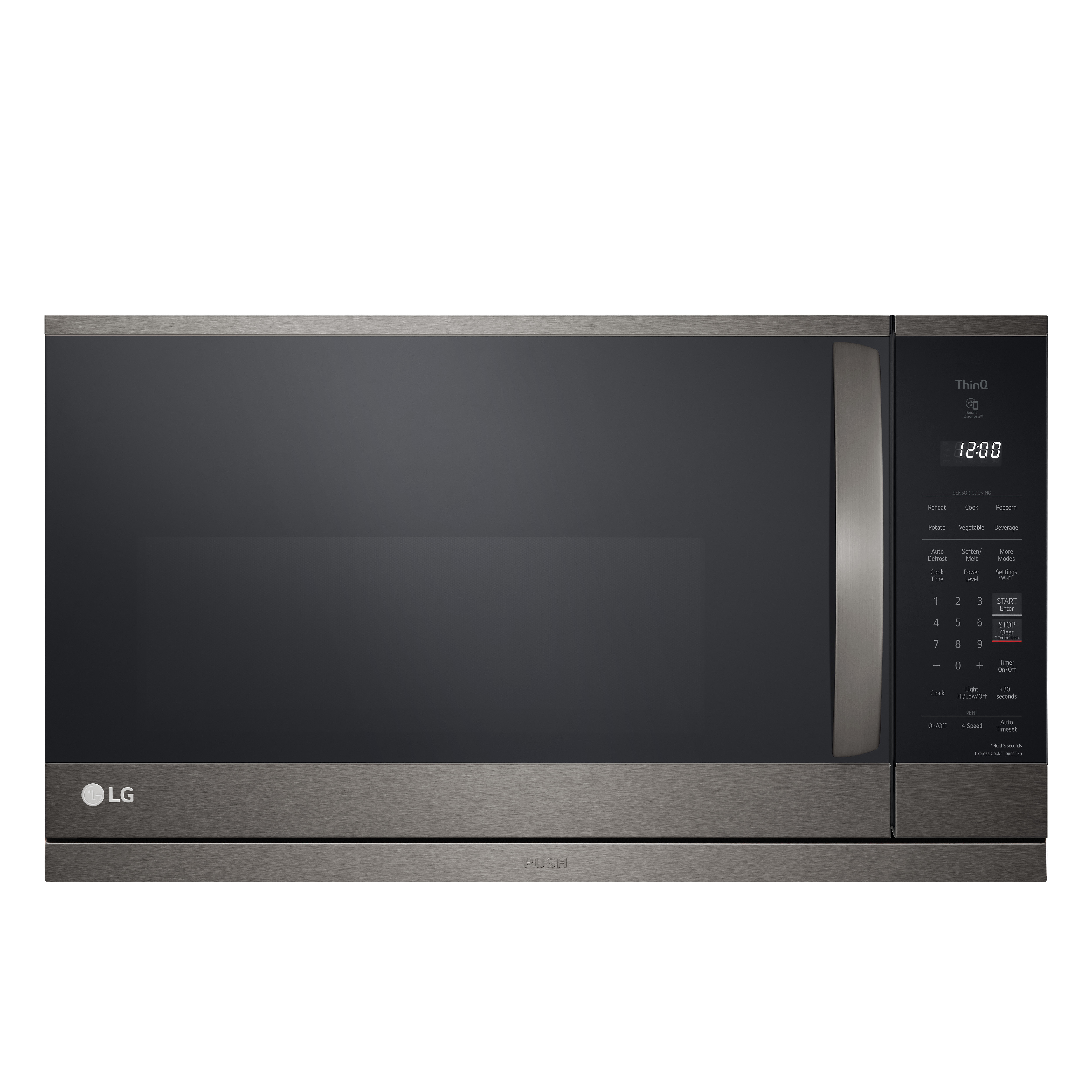 LG 2.1 cu. ft. Smart Wi-Fi Enabled Over-The-Range Microwave Oven with ...