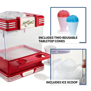 Nostalgia Electrics Nostalgia Retro Single Countertop Snow Cone Maker ...