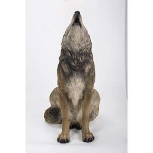 Hi-Line Gift Ltd. LARGE WOLF STATUE & Reviews - Wayfair Canada