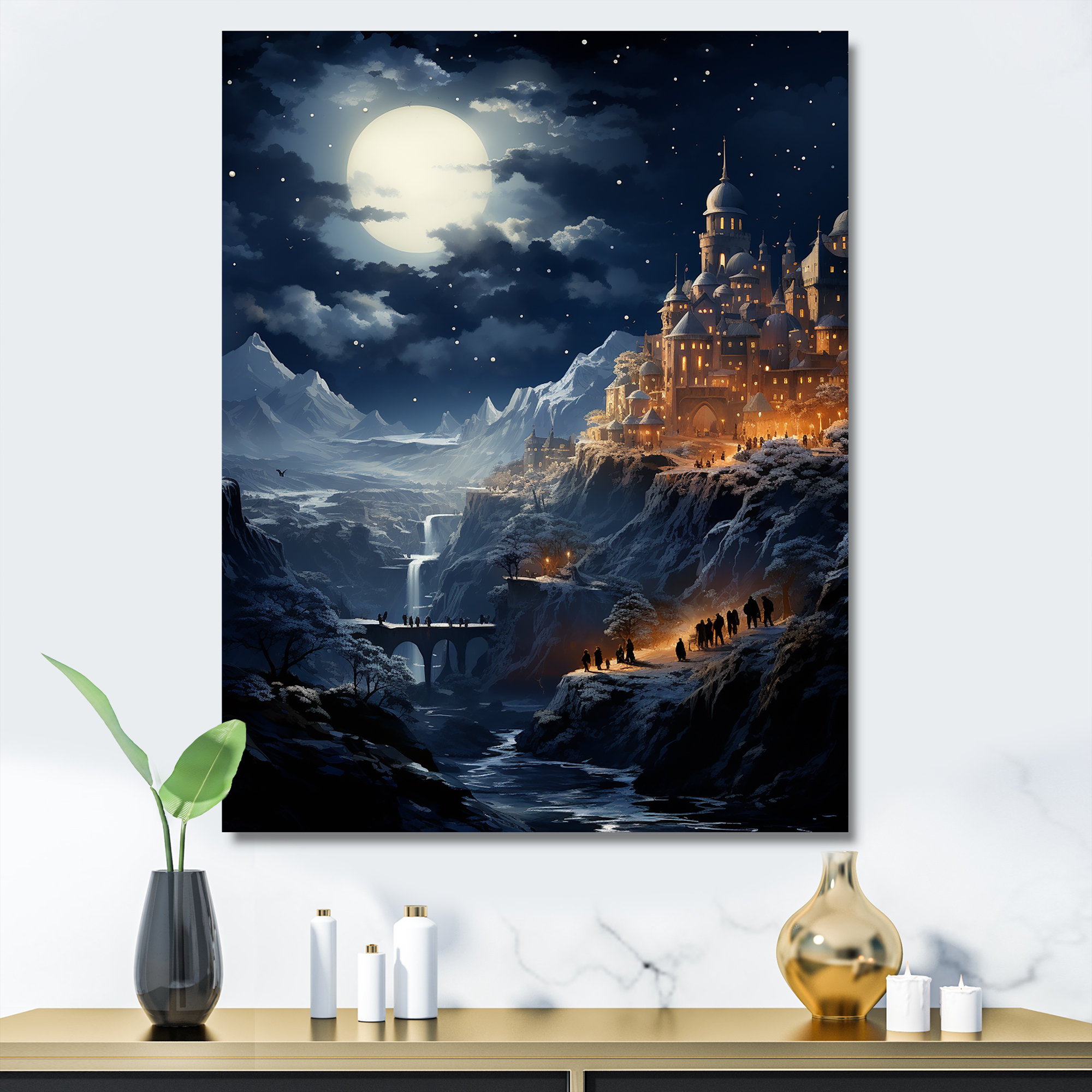 Design Art Bethlehem Starlight Christianism Landscape I - Christianity ...
