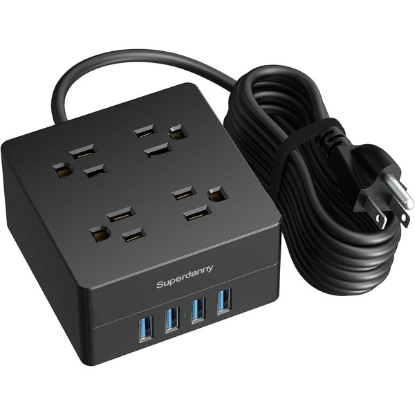 SUPERDANNY 10-Amp Standard Quadplex Outlet - Wayfair Canada