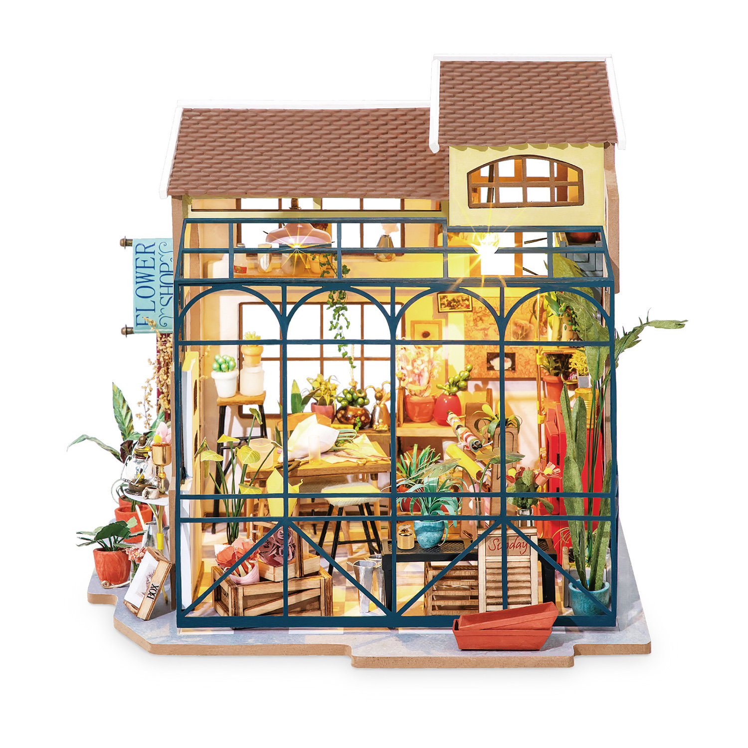 Flash Popup DIY 3D House Puzzle - Emily's Flower Shop 258pcs | Wayfair