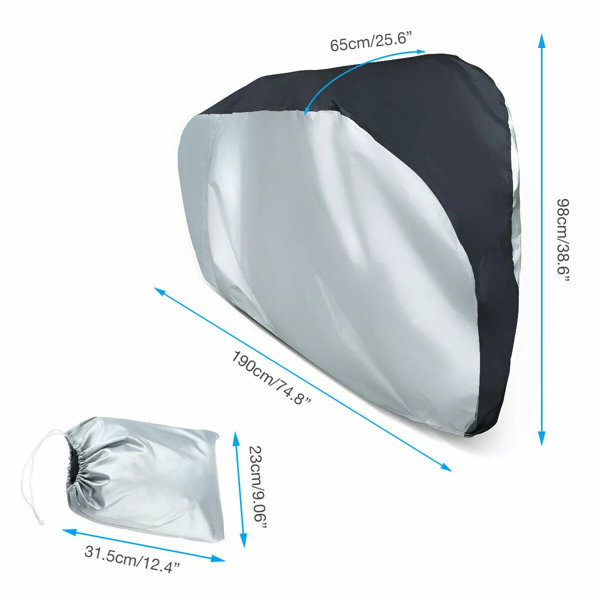 Costyle Large Bikes Cover Outdoor Rain/sun Protector For Bicycle ...
