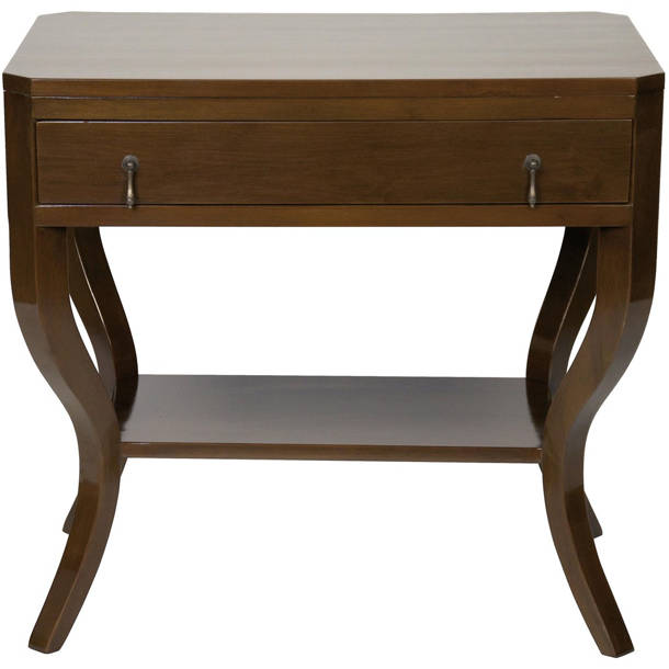 Noir Bridge 59'' Solid Wood Console Table | Wayfair