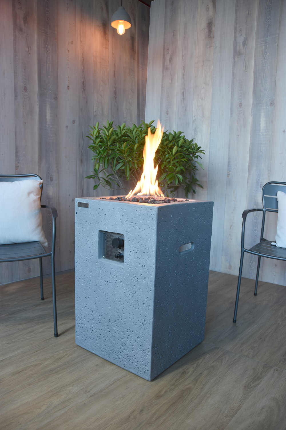 Modeno Boyle Concrete Propane Fire Column | Wayfair