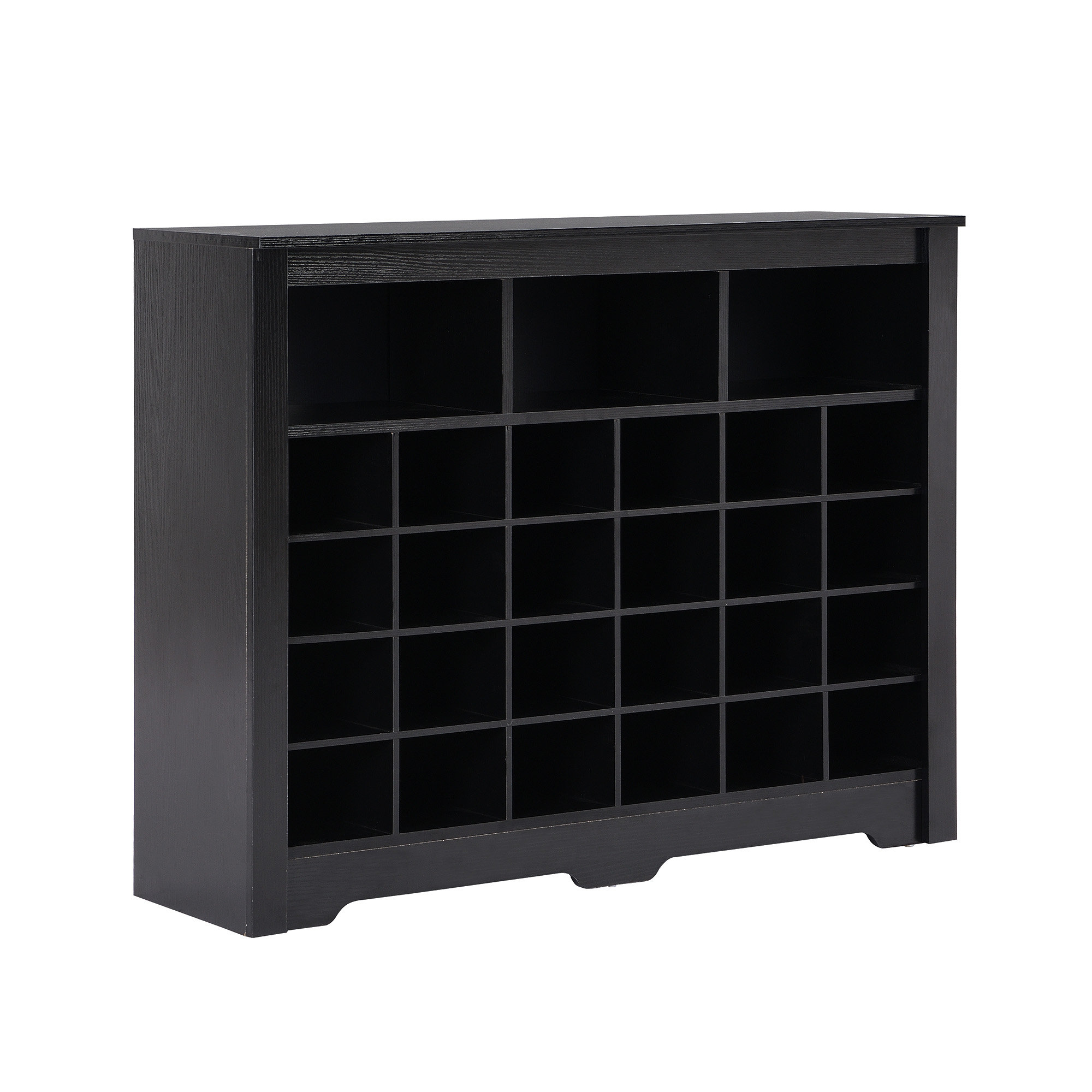 Red Barrel Studio® Sleek Design 24 Shoe Cubby Console | Wayfair