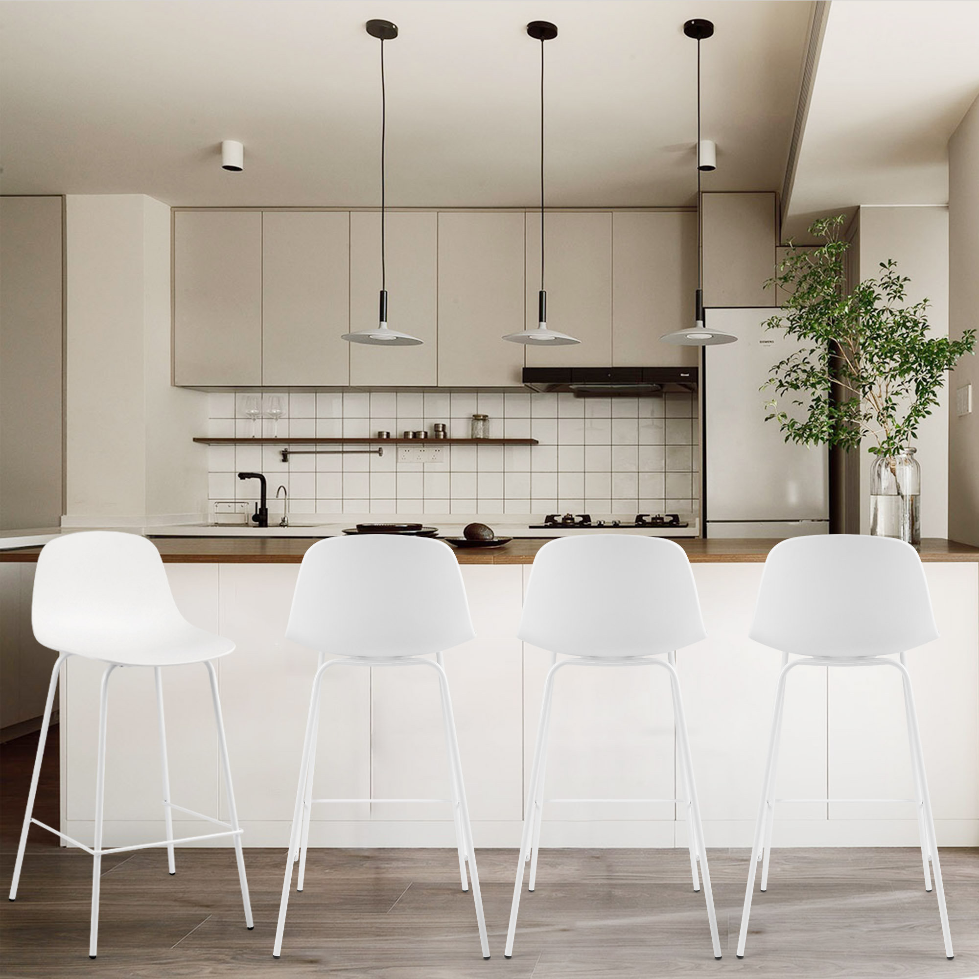 Wade Logan Botyo 26'' Short Counter Stool & Reviews - Wayfair Canada