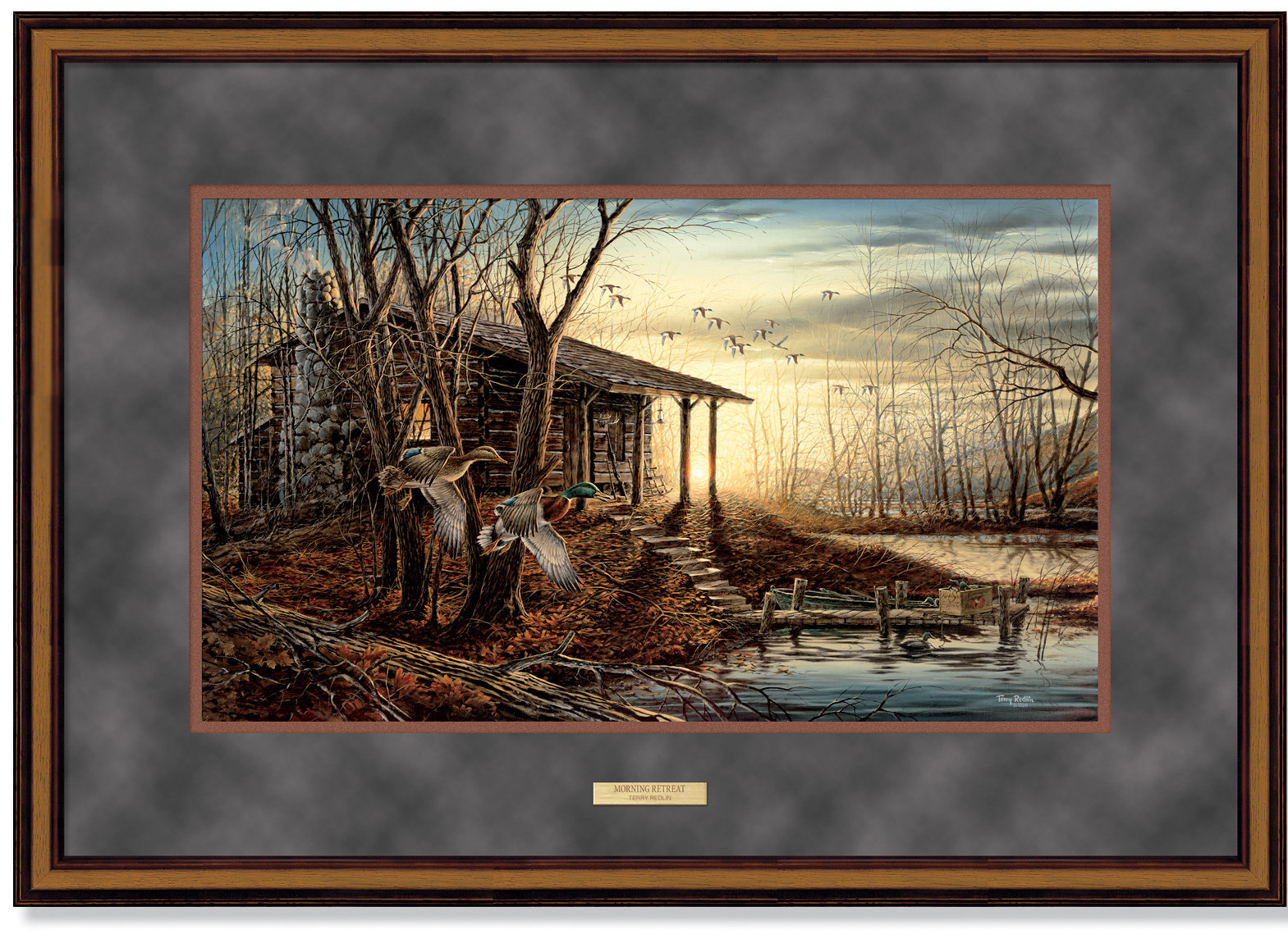 Wild Wings Morning Retreat by Terry Redlin Framed Painting Print | Wayfair
