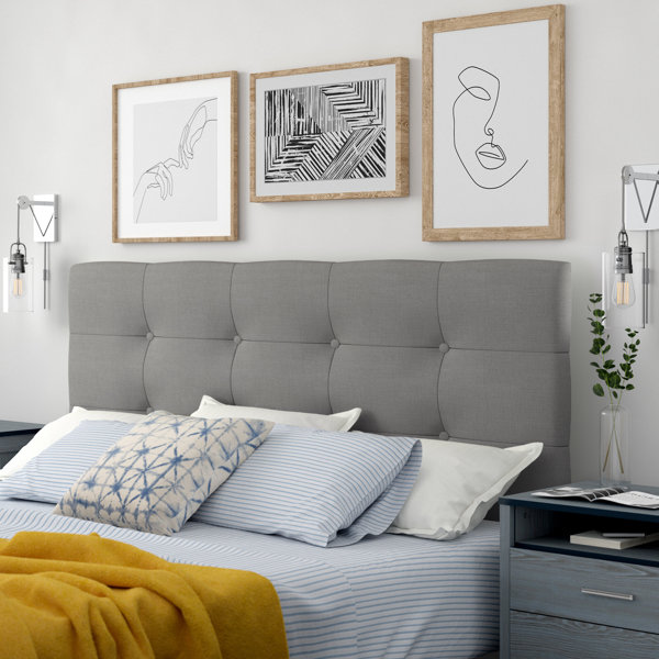 King Upholstered Headboards You'll Love | Wayfair