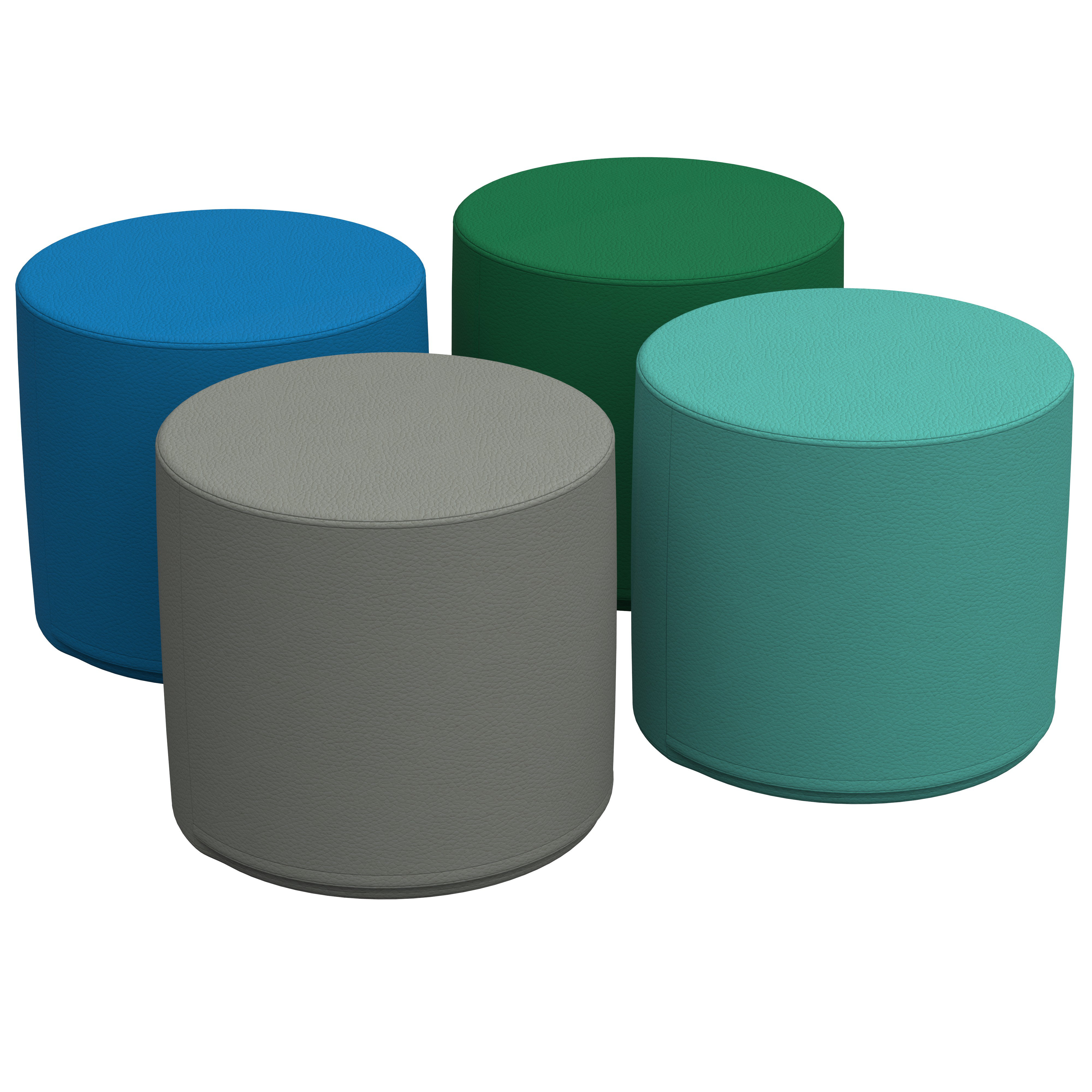 Factory Direct Partners SoftScape 18" Round Ottoman & Reviews | Wayfair