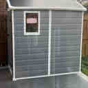 Keter Manor 4 ft. W x 6 ft. D Apex Outdoor Garden Shed & Reviews ...