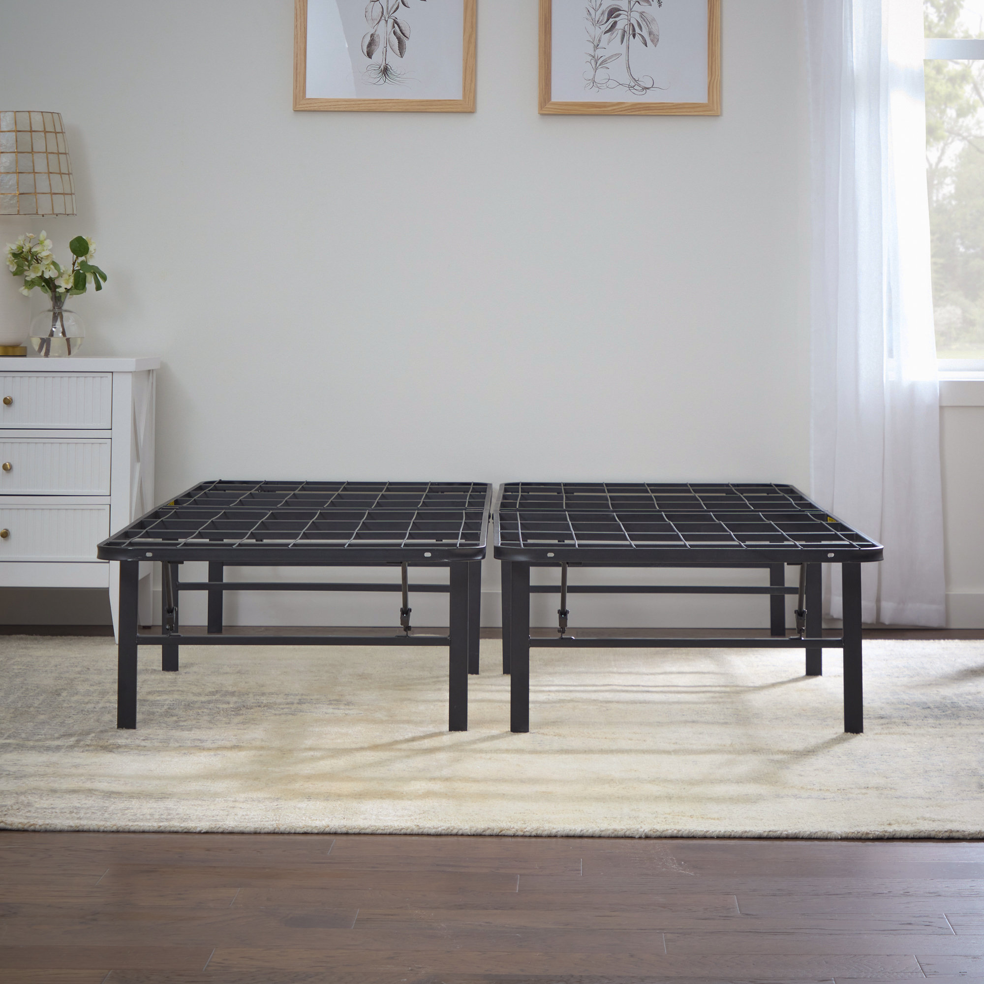 Lucid Comfort Collection 14" Wire-Grid Bed Frame & Reviews | Wayfair