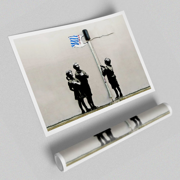 East Urban Home Homage To The Tesco Flag Landscape - No Frame Print ...