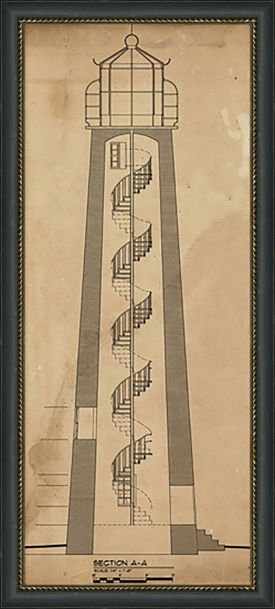 Wendover Art Group Light House Sections 2 - Picture Frame Graphic Art ...