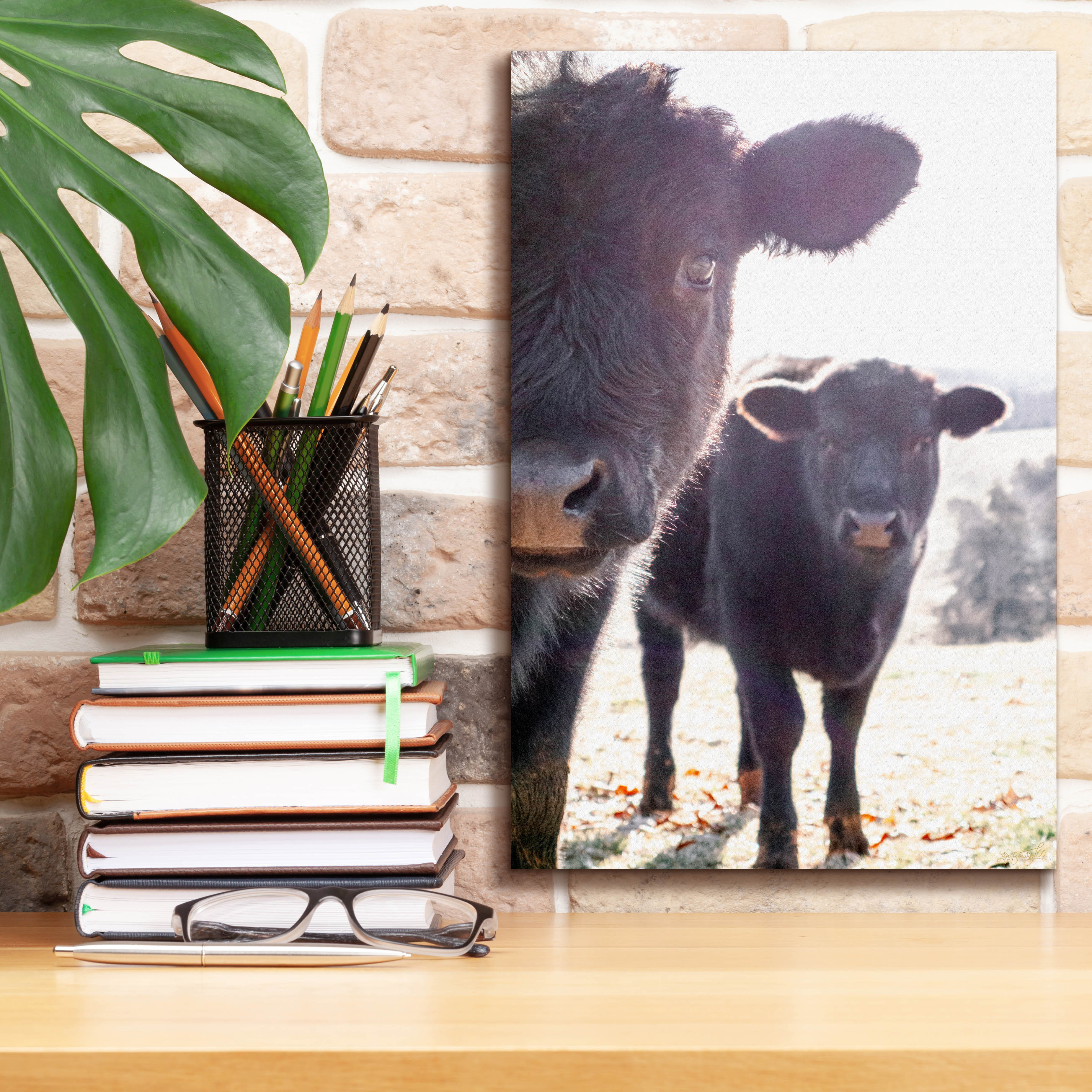 Ophelia & Co. 'Cow Paired Together' by Life BeautifuLEE Canvas Wall Art ...