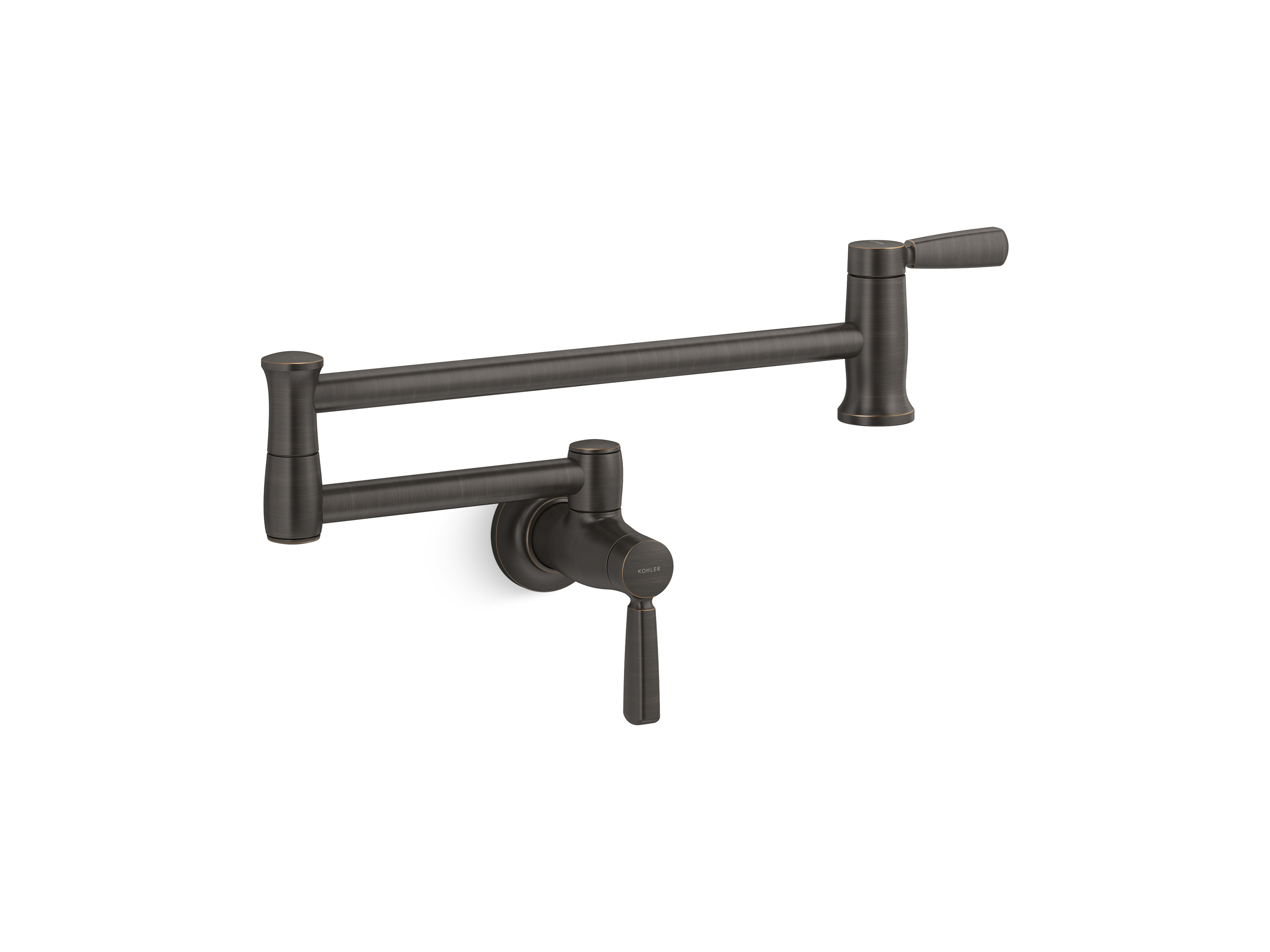 Kohler Wall-Mount Pot Filler Faucet, Swing Arm Kitchen Pot Filler ...