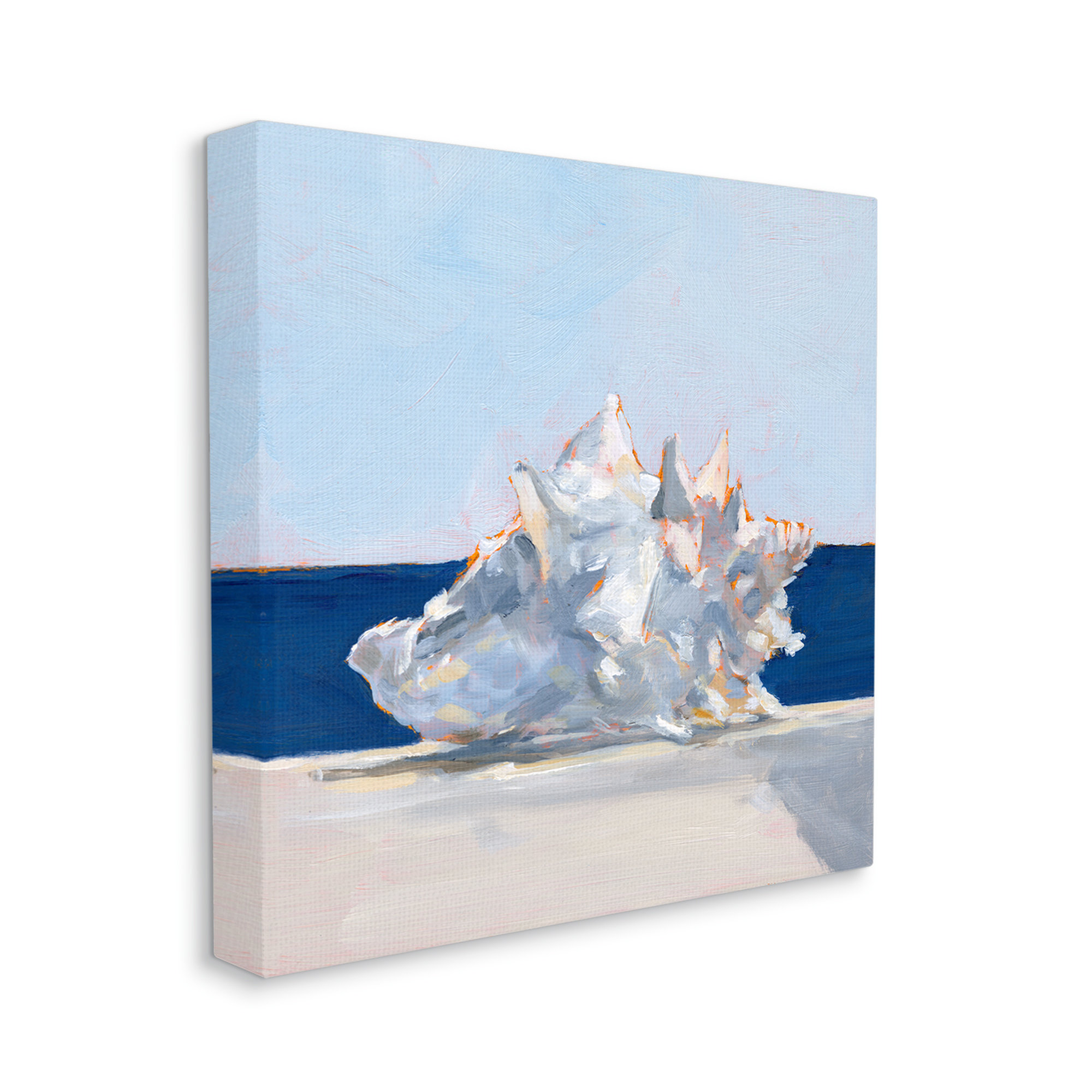 Highland Dunes Conch Shell Painting Framed Giclee Art Design By Ethan ...