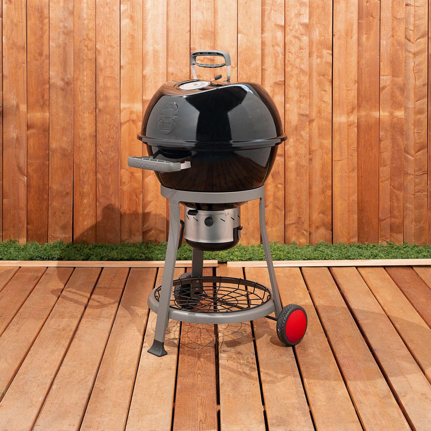 Coleman Cookout Kettle Charcoal Grill with 380-Sq. In Total Cooking ...