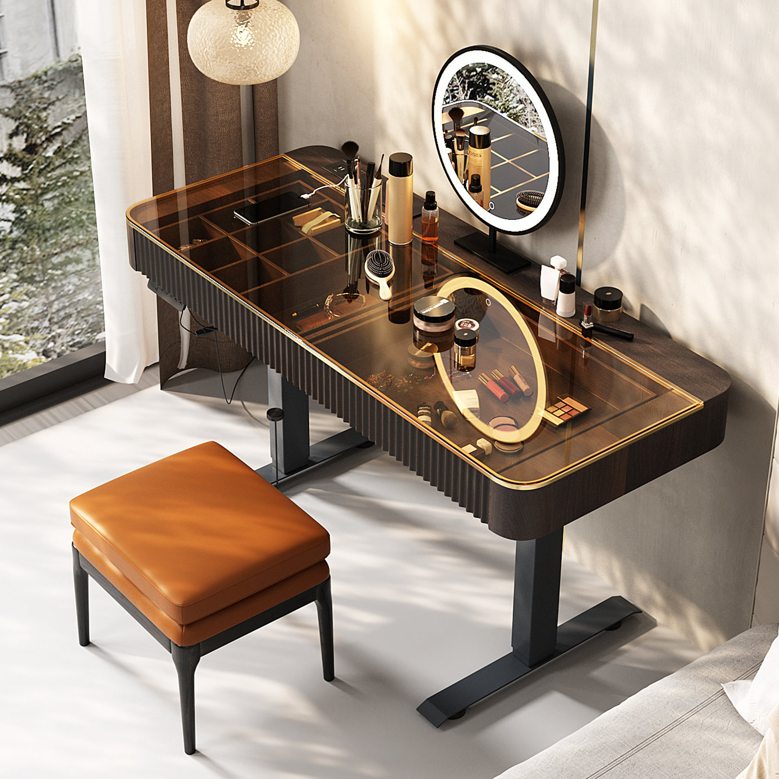 17 Stories Ergi Standing Vanity | Wayfair