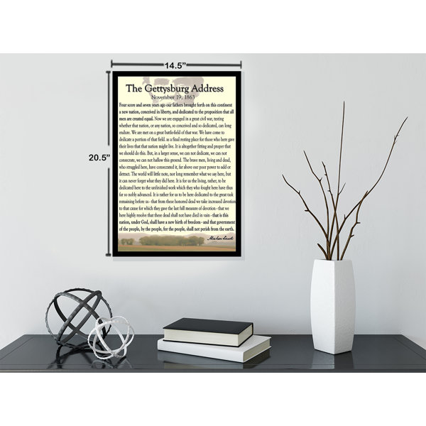 Buy Art For Less 150 Year Anniversary of Gettysburg Address Speech ...
