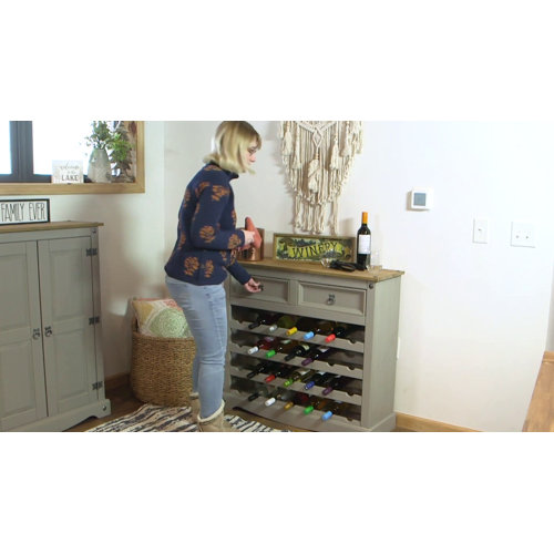 Red Barrel Studio® Daejohn 12.75'' Solid Wood Bar Cabinet | Wayfair