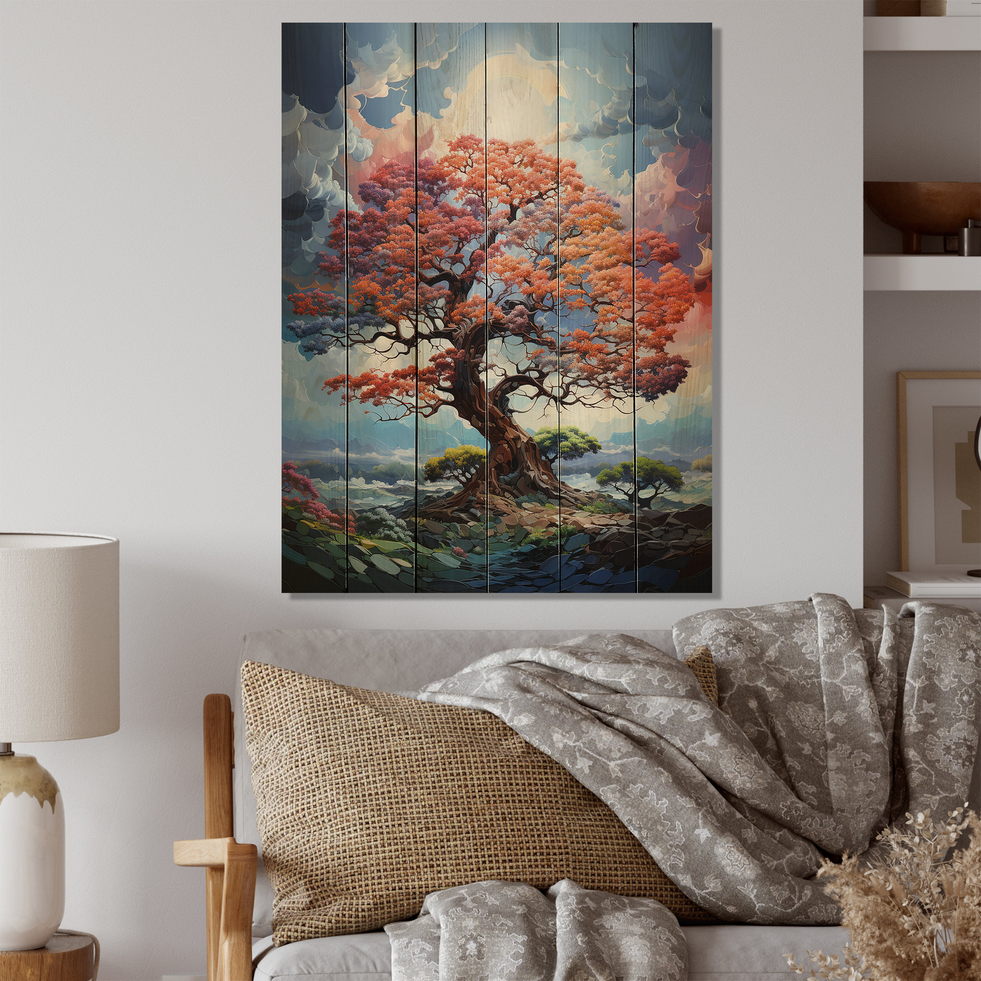 oak tree interior design