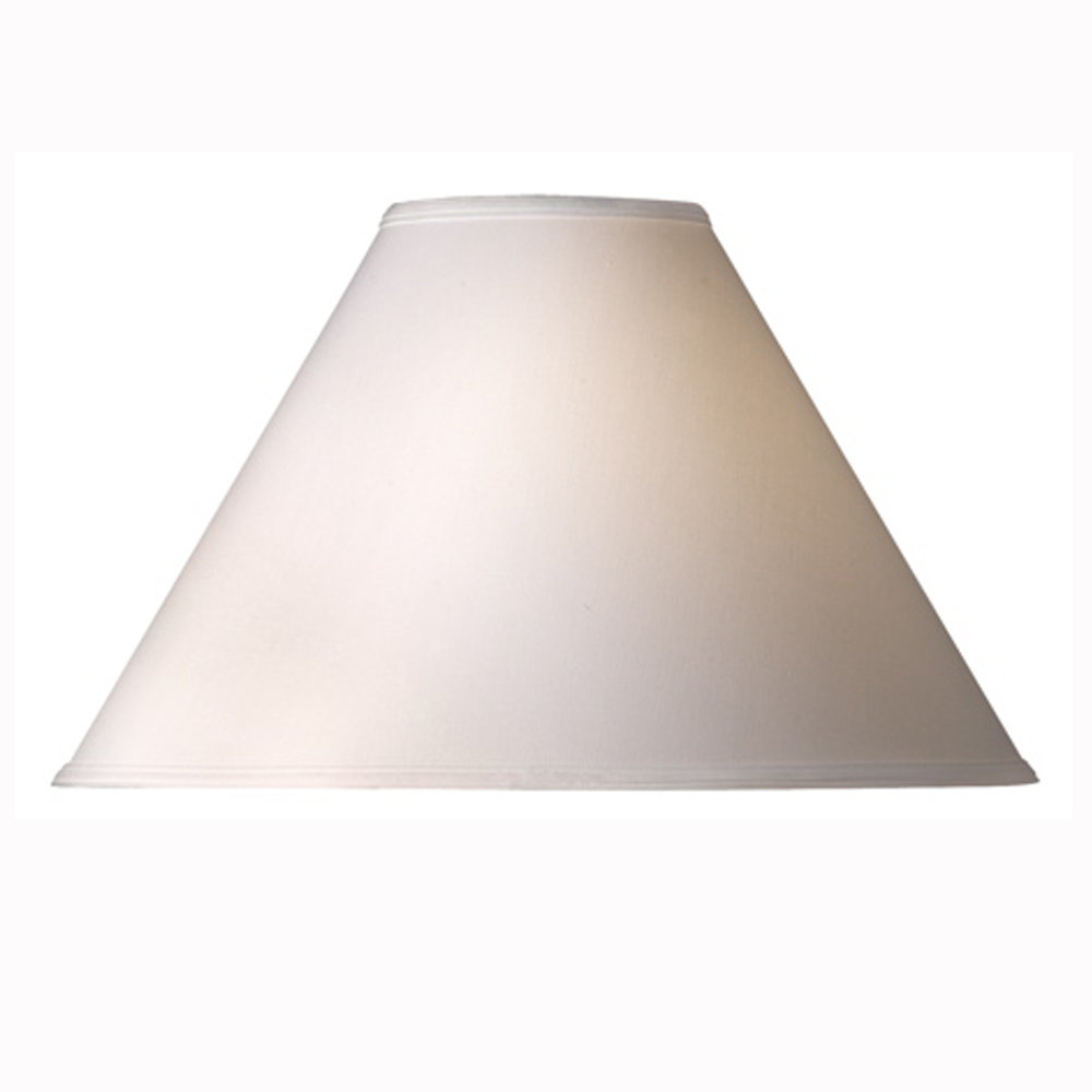 Medallion Lighting 11" H x 19" W Linen Empire Lamp Shade ( Spider ) in ...