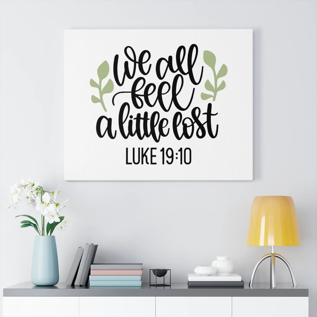 Express Your Love Gifts Scripture Canvas We All Feel Luke 19:10 ...