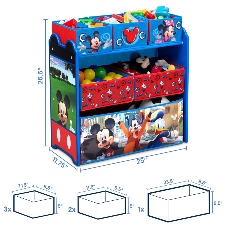 Delta Children Disney Mickey Mouse Toy Organizer & Reviews | Wayfair