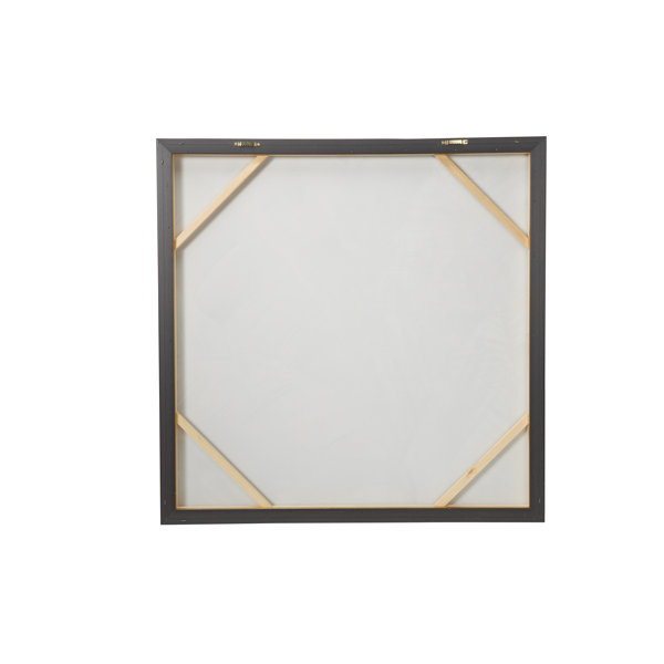 CosmoLiving by Cosmopolitan Brown Canvas Palm Leaf Framed Wall Art with ...