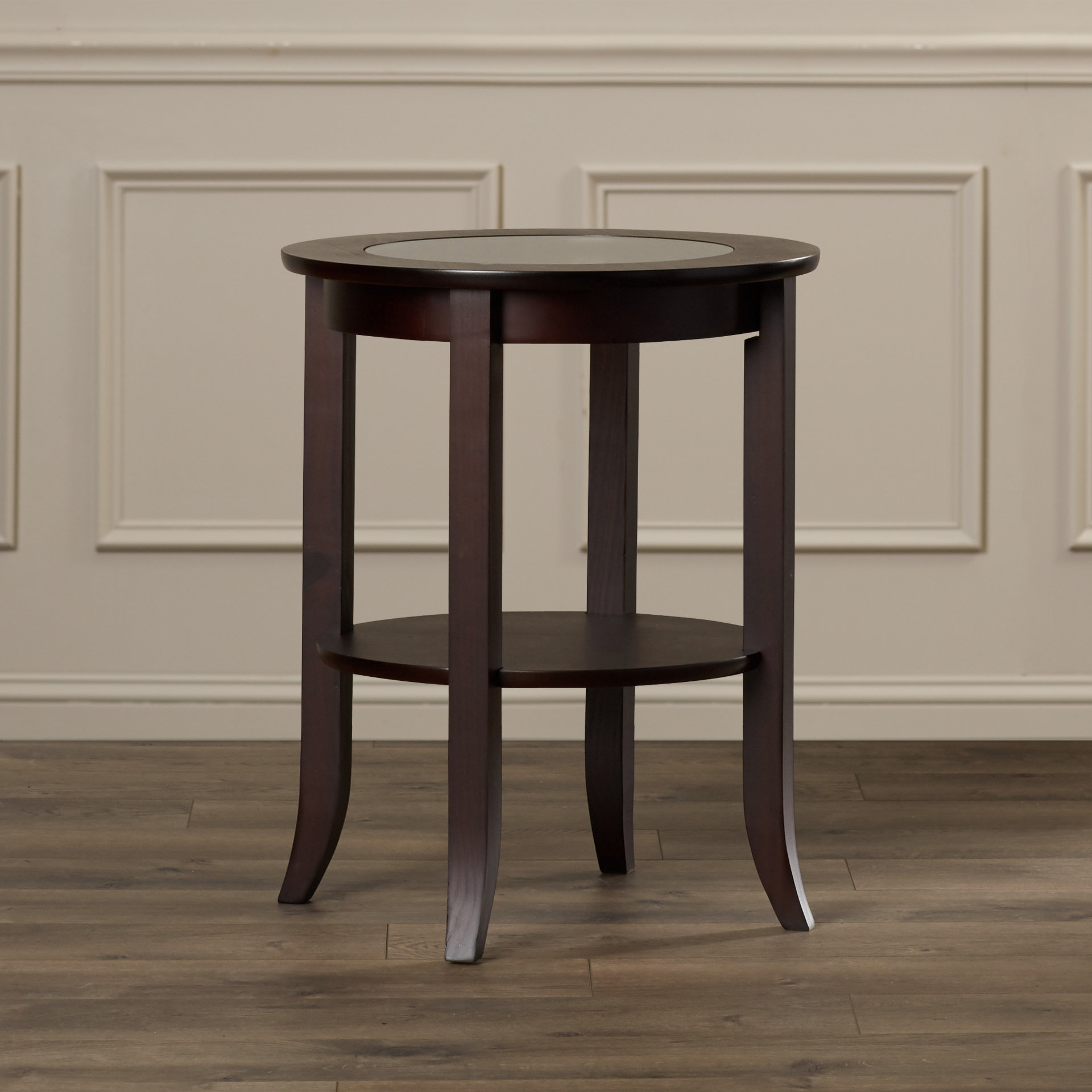 Alcott Hill® Glass Top End Table & Reviews | Wayfair