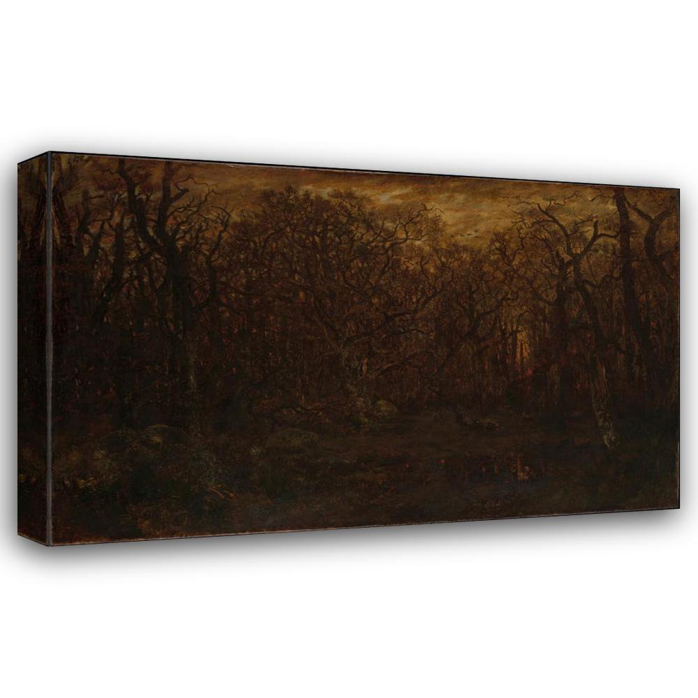 Lark Manor™ "The Forest in Winter at Sunset" by Théodore Rousseau ...