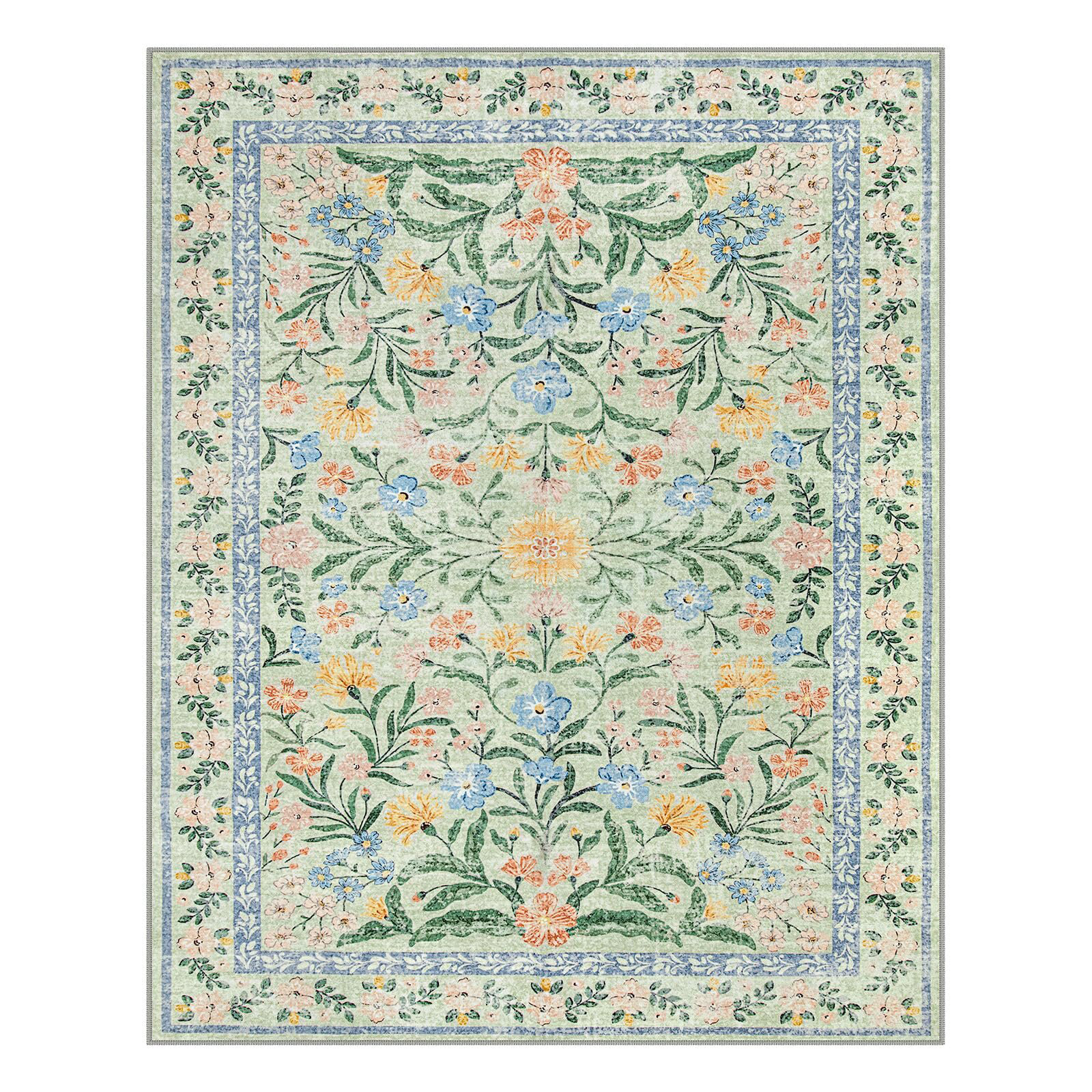 ENOLIL Boho Machine Washable Area Rugs 8x10,Large Rugs for Living Room ...