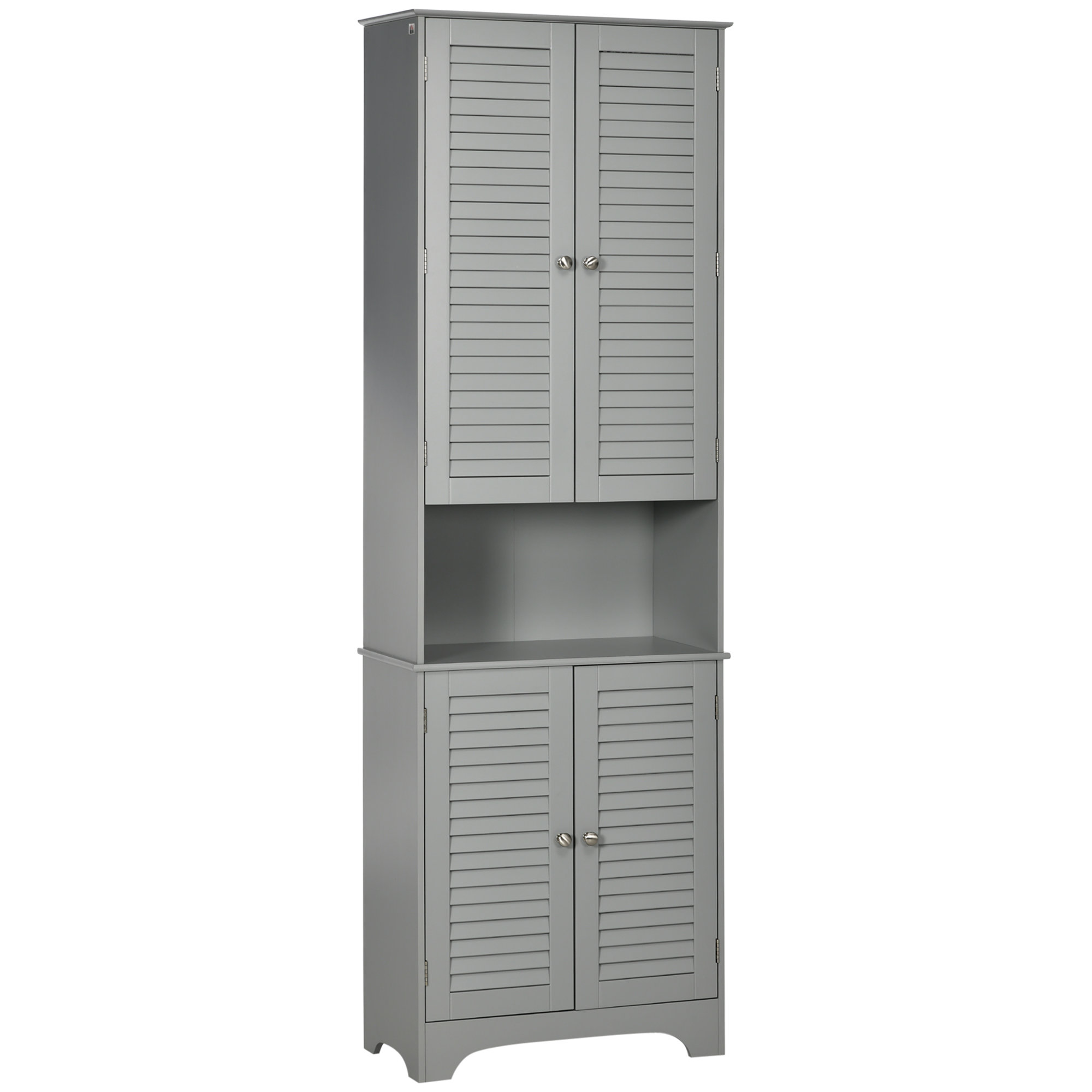 Lark Manor Tall Narrow Bathroom Storage Cabinet With Doors And Shelf ...