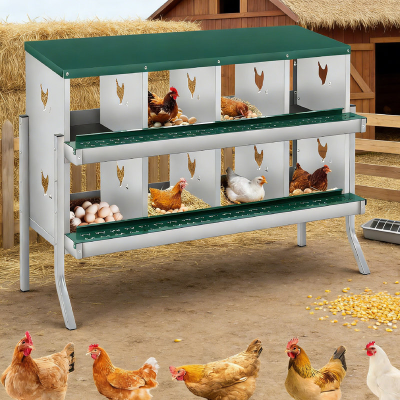 Tucker Murphy Pet™ Chicken Nesting Boxes with Bracket Legs,Two-Tier ...