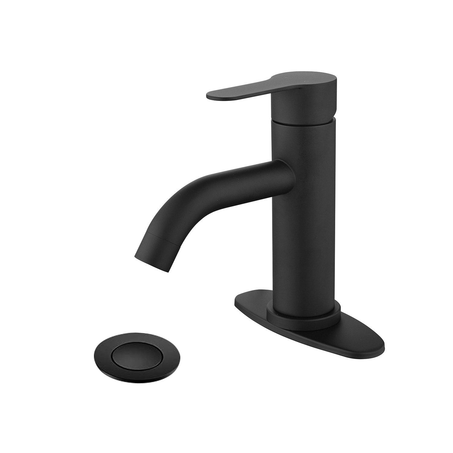 Interbath Single Hole Bathroom Faucet with Drain Assembly & Reviews ...