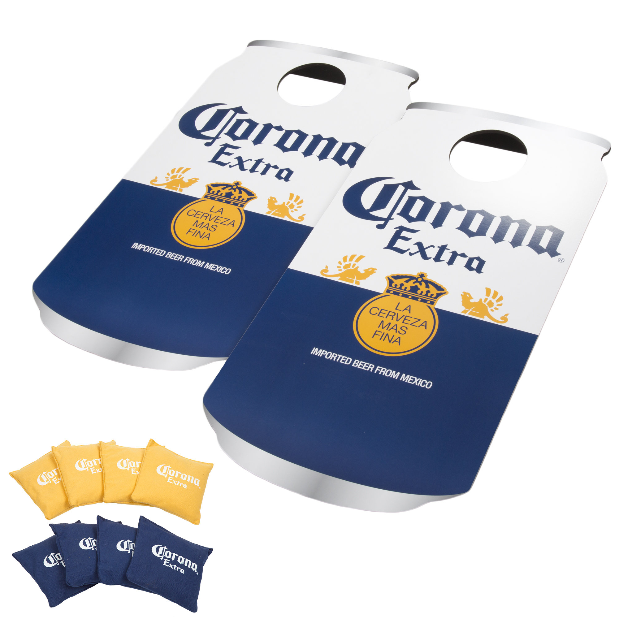 Trademark Games Corona Can Shaped Manufactured Wood Cornhole Set for ...