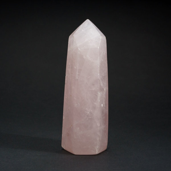 Astro Gallery of Gems Polished Rose Quartz Obelisk from Brazil (1.2 Lbs ...