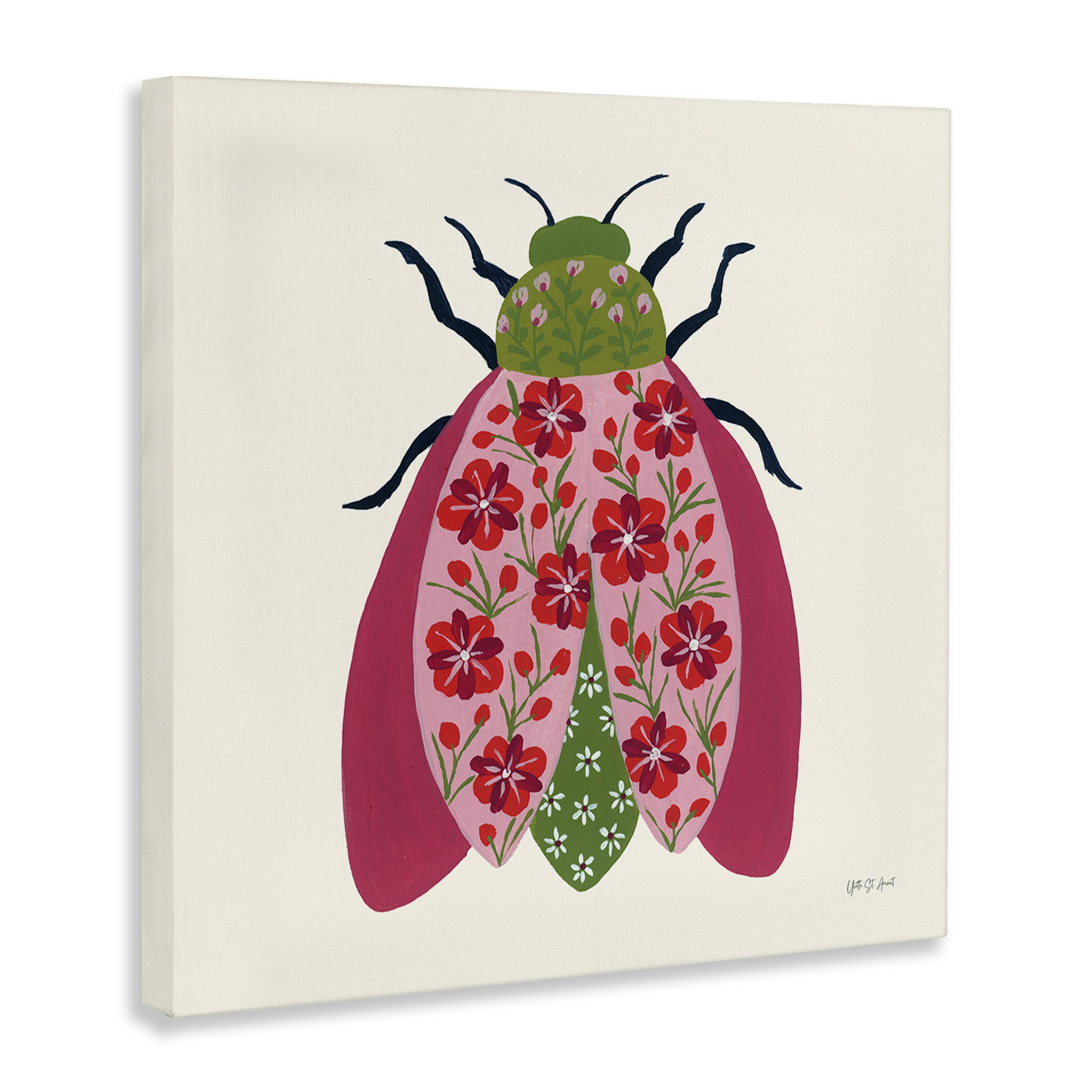 Rosalind Wheeler Blooming Beetle Canvas Wall Art by Yvette St. Amant ...