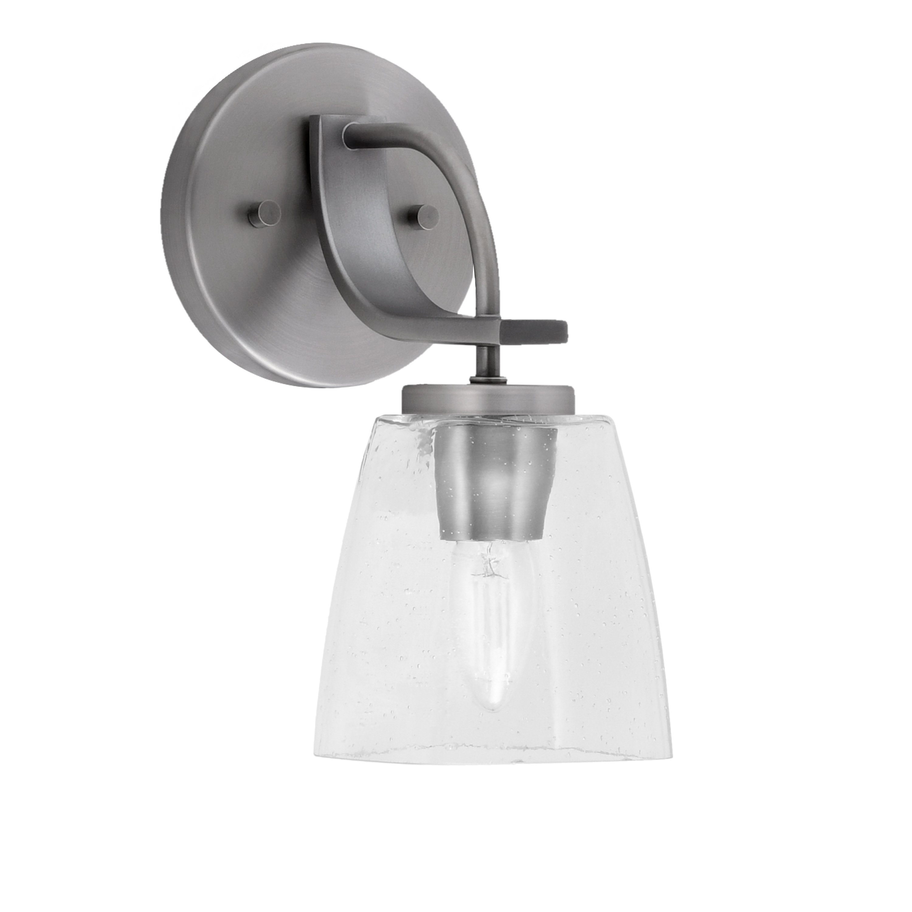 Everly Quinn Graddy Steel Armed Sconce | Wayfair