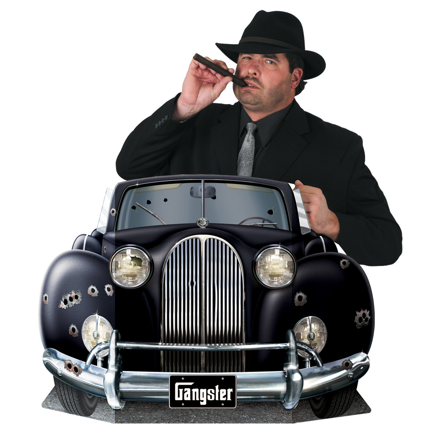 The Beistle Company Gangster Car Photo Prop Stand-up | Wayfair