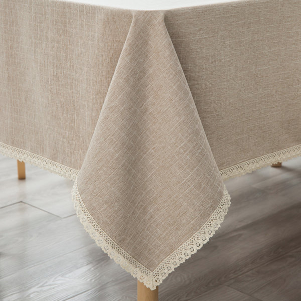 One Allium Way® Solid Heavy Weight Lace Trim Rectangle Fabric ...