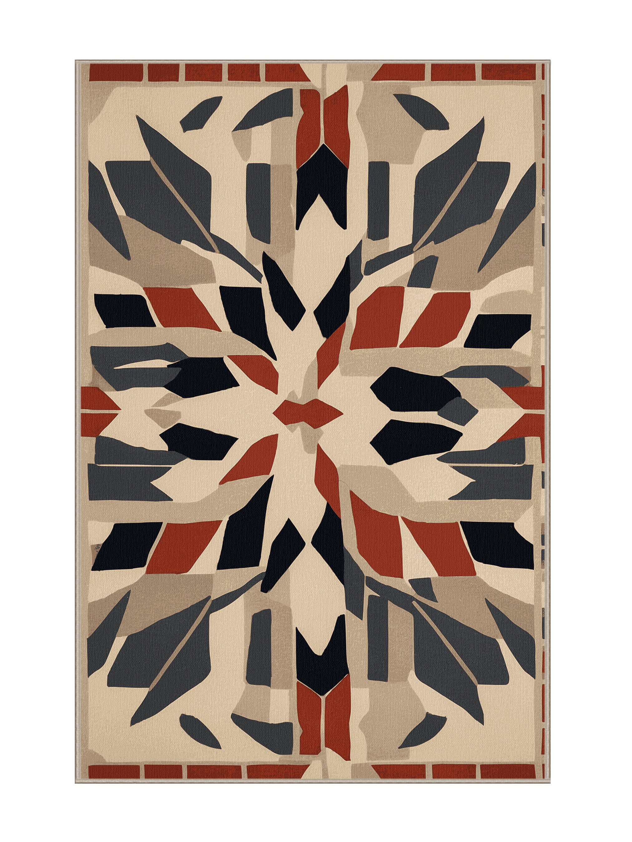 Orren Ellis Perpetual Angles Rug | Wayfair
